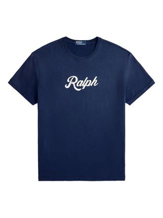 Polo Ralph Lauren t-shirt en coton à logo imprimé - Bleu