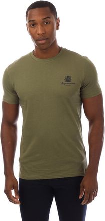 Aquascutum London T-Shirt f&uuml;r Herren, Rundhalsausschnitt (Gr&uuml;n/Marine)