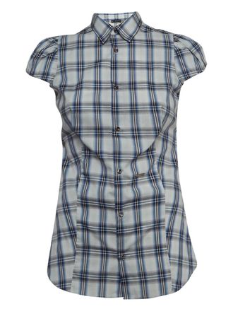 Dsquared2 chemise à carreaux - Bleu