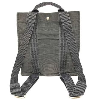 Herm&egrave;s Pre-owned Canvas ruckscke - - Pre-owned - Damen - Grau - ONE SIZE