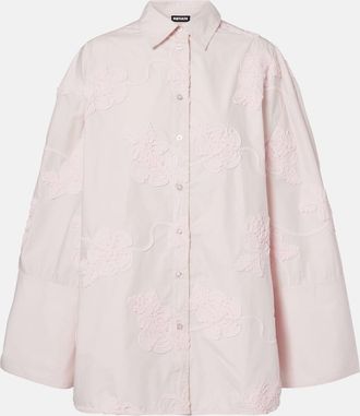 Rotate Oversize-Hemd Lipy aus Baumwolle