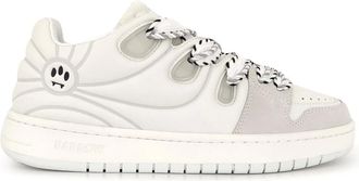 Barrow Barrow, Homme, Chaussures, Blanc, Taille: 42 EU Skate Logo-Embellishment Baskets
