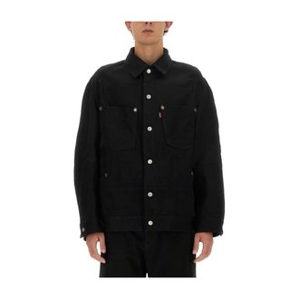 Junya Watanabe Homme, Vestes, Noir, Taille: M Wl-J910-100 Veste de travail