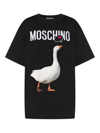 Moschino t-shirt à imprimé graphique - Noir