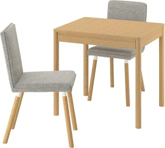 IKEA TONSTAD / TONSTAD Tisch und 2 St&uuml;hle