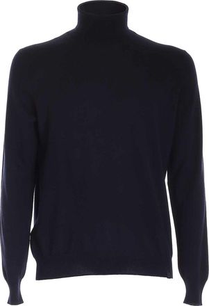 Fay Rollkragenpullover - Blau