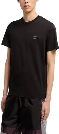 Moncler Logo-Printed Cotton Jersey T-Shirt - Black
