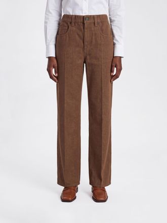 Brunello Cucinelli Jeans Damen Farbe Braun