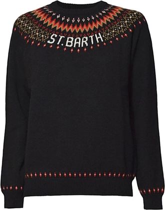 MC2 Saint Barth Femme, Pulls, Noir, Taille: 38 FR Maglia