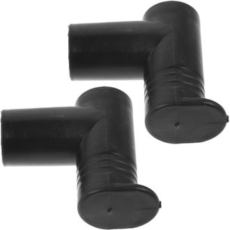 BESPORTBLE 2 St&uuml;ck Rechtwinklige W&auml;schest&auml;ndergelenke aus Kunststoff Universelle Kleiderst&auml;nder Verbindungsst&uuml;cke f&uuml;r Aluminium Holz und Kunststoffstangen Einfac