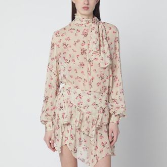 Isabel Marant Beige blouse with floral print