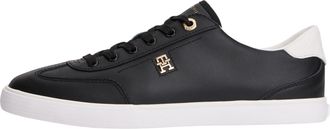 Tommy Hilfiger Damen Th Chic Profile Vulc Fw0fw09104 Low Top, Black (Black), 35 EU