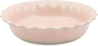 Jamie Oliver Big Love Richtige Kuchenform, Runde Steingut-Backform mit Wellenkanten, spülmaschinen- und mikrowellengeeignet, Rosa, 28x6cm