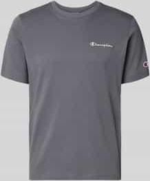 Champion T-Shirt mit Label-Stitchings und Rundhalsausschnitt