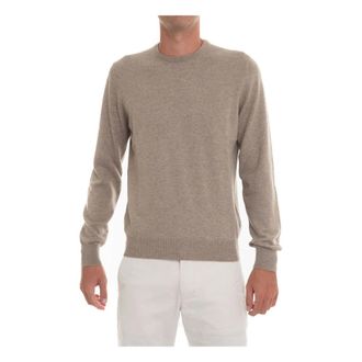 Gran Sasso Kaschmir Slim Fit Rundhals Pullover - - Knitwear - Herren - Beige - 3XL