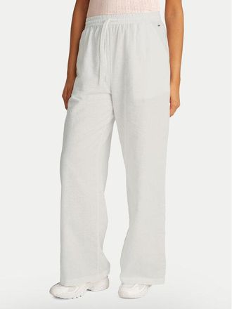 Tommy Jeans Stoffhose DW0DW20352 &Eacute;cru Regular Fit