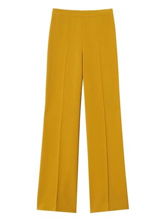 Twin-Set Hose aus Krepp - Gelb