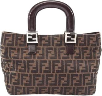 Fendi Sac &agrave; main vintage doccasion - Femme - Pre-owned - Brun - Taille: ONE Size