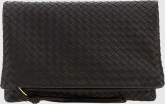 Bottega Veneta Giornale Clutch aus geflochtenem Leder