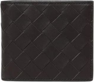 Bottega Veneta Homme, Accessoires, Brun, Taille: ONE Size Portefeuille en cuir marron