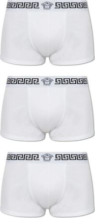 Versace Homme, Sous-v&ecirc;tements, Blanc, Taille: 3XL Lot de trois boxers