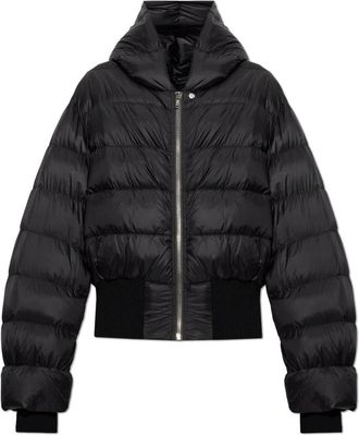 Rick Owens Homme, Vestes, Noir, Taille: M Doudoune &agrave; capuche
