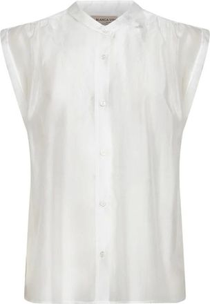Blanca Vita Femme, Tops, Blanc, Taille: 42 FR Calicia Blouse