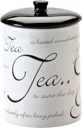 Price & Kensington Script Teedose mit Schriftzügen