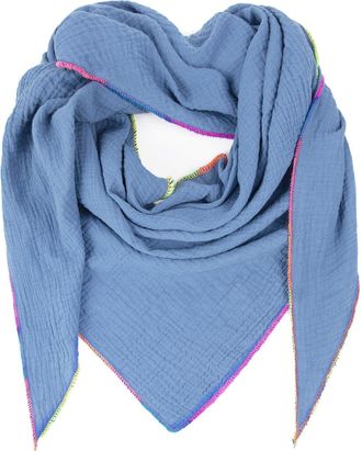 Glamexx24 XXL Schal für Damen & Herren, Baumwollschal mit Farbverlauf an der Naht. Winterschal, Sehr warm und weich auf der Haut Made Italy