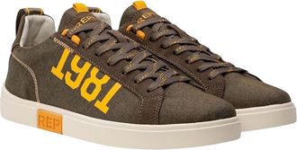 Replay Herren Sneaker mit Schn&uuml;rung, Mehrfarbig (Mil Grn Orange 2510), 42