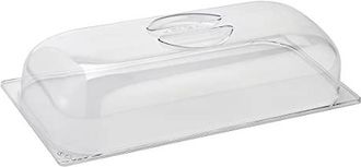 Lacor 66900P Eiswanne, Deckel für Eisbehälter, Eiscreme, spülmaschinenfest, Polycarbonat, transparent, 360 x 165 x 76 mm