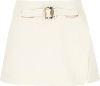 Dion Lee Femme, Jupes, Blanc, Taille: 38 FR Interloop Mini Skirt