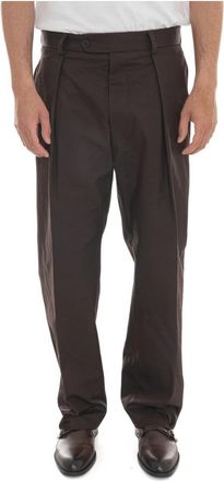 HUGO BOSS Hosen mit Bundfalten - - Trousers - Herren - Braun - S