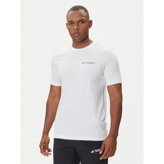 adidas T-Shirt Terrex Graphic JW3559 Wei&szlig; Regular Fit