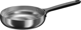 Berghoff Home Edelstahl Pfanne 20cm - ohne PFAS - Universalpfanne f&uuml;r alle Herdarten - Pfanne Induktion geeignet - Bratpfanne schwarz - frying pan