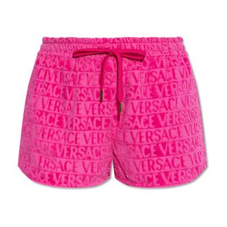 Versace Baumwoll-Terry-Shorts - - Shorts - Damen - Rosa - M