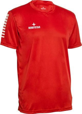DERBYSTAR Kinder Contra Trikot, rot Weiss, 140