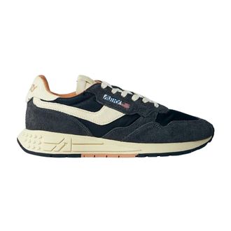 Autry Homme, Chaussures, Noir, Taille: 41 EU Baskets basses en cuir avec d&eacute;tails logo