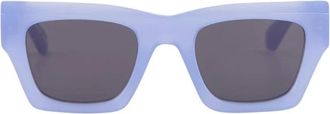 Off-white Homme, Accessoires, Bleu, Taille: ONE Size Davie Rectangular Lunettes de soleil