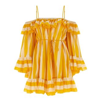 Zimmermann Daylight Stripe Mini Dress - - Dresses - Damen - Gelb - 2XS