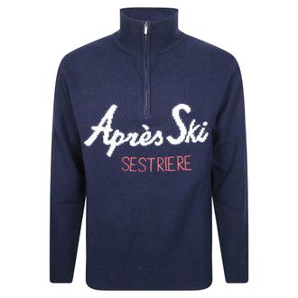 MC2 Saint Barth Pull Buck - Homme - Pulls - Bleu - Taille: L