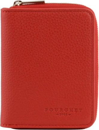 Pourchet Femme, Accessoires, Rouge, Taille: ONE Size Wallet