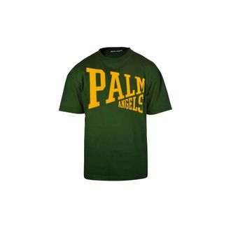 Palm Angels Homme, Tops, Vert, Taille: 2XL Cotton