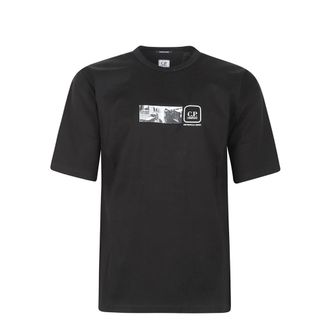 C.P. Company T-Shirts - - Tops - Herren - Schwarzk - L