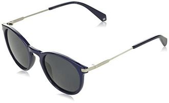 Polaroid Pld 2062/S Lunettes de Soleil Homme, Bleu Polarisé, Calibre 50