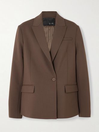 Sir. Blazer En Tissu Dylan - Marron