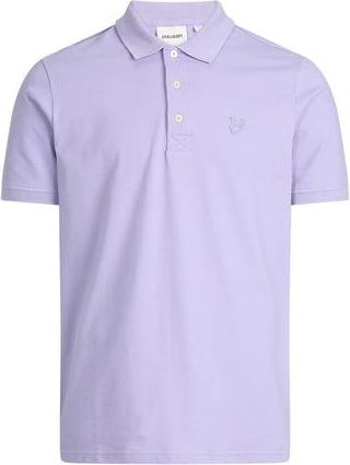 Lyle & Scott Polo &agrave; logo en coton m&eacute;lang&eacute;