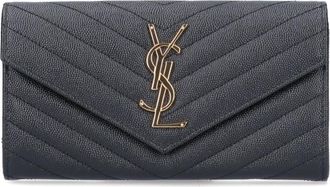 Saint Laurent Cassandre Quilted Wallet
