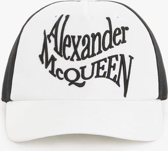 Alexander McQueen Casquette en coton