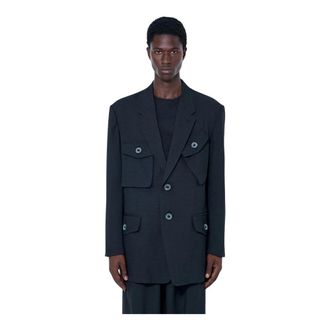 Yohji Yamamoto Homme, Vestes, Noir, Taille: L Suits